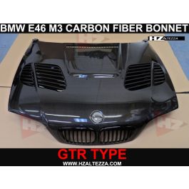 bmw e46 gtr carbon fiber bonnet
